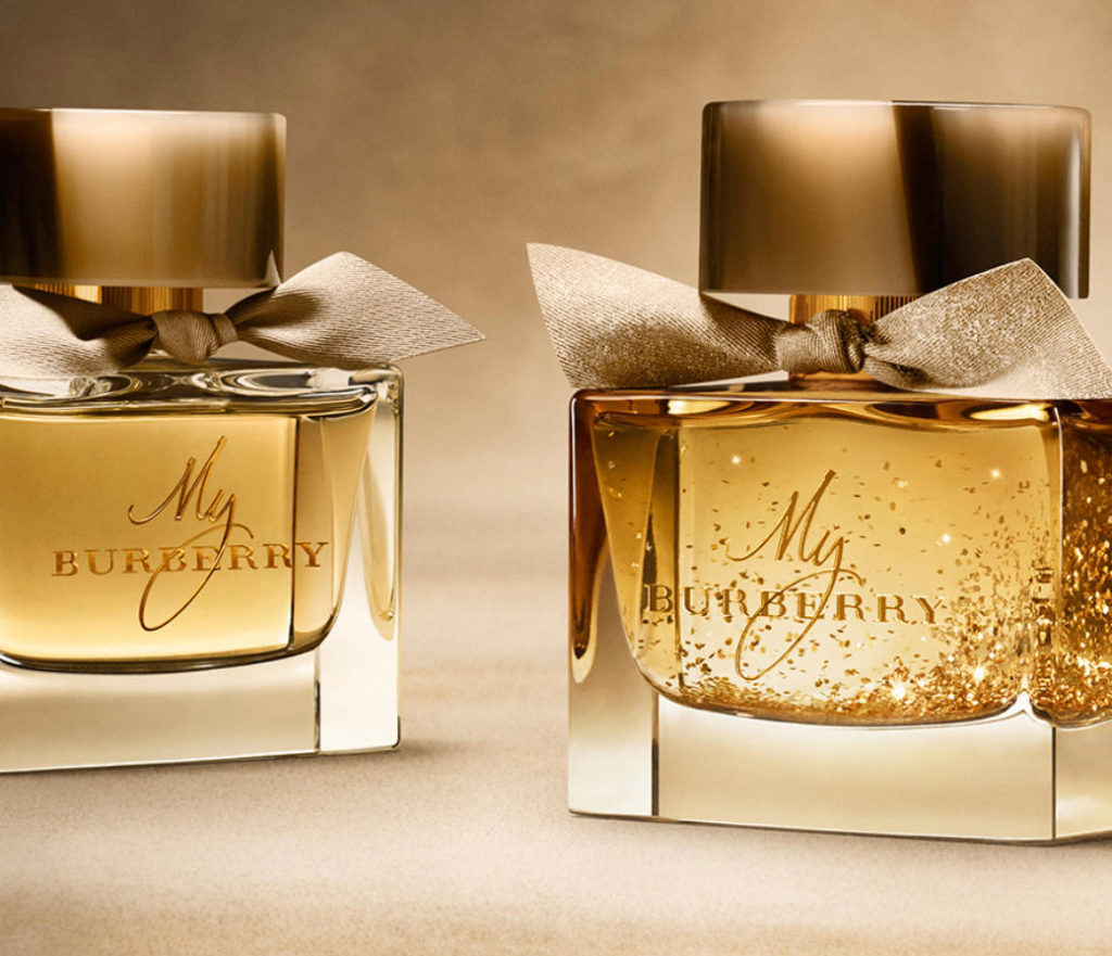 Gold flakes in My Burberry Limited Edition Eau de Parfum
